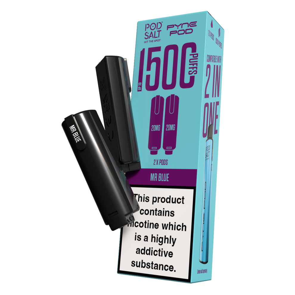 Pod Salt Pyne Pod 2 in 1 Pods Mr Blue – My Vapery UK